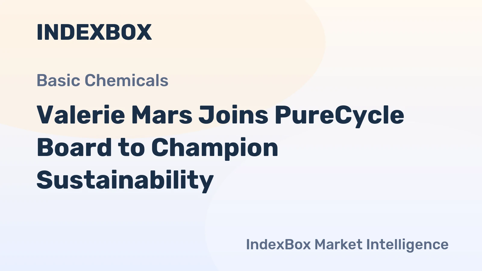 Valerie Mars Joins PureCycle Board to Champion Sustainability