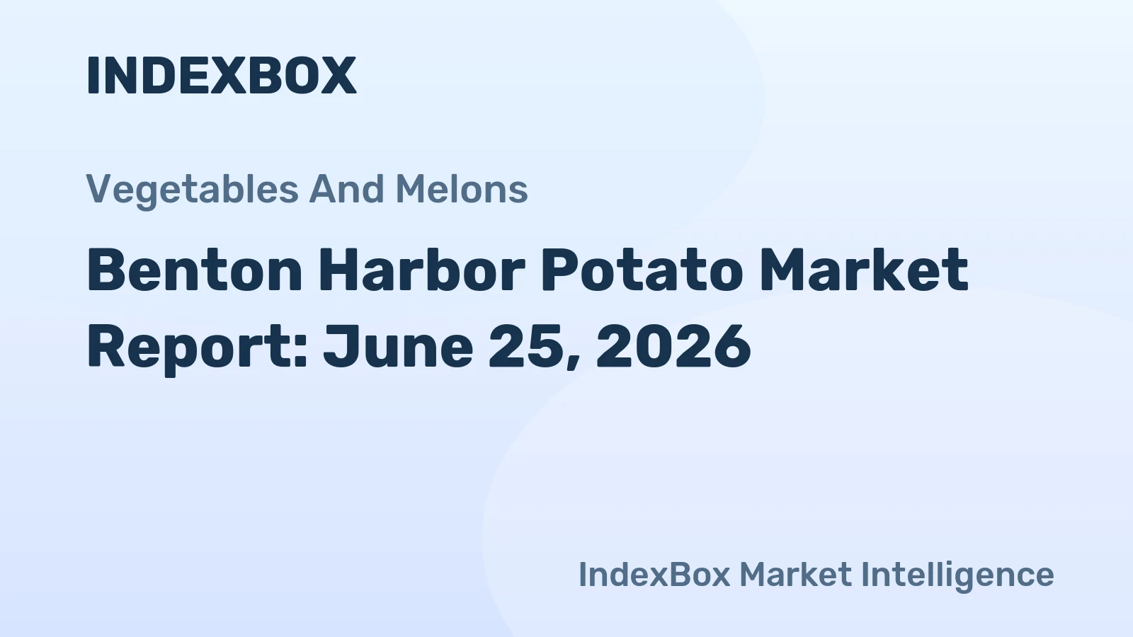 Benton Harbor Potato Market Report: June 25, 2026