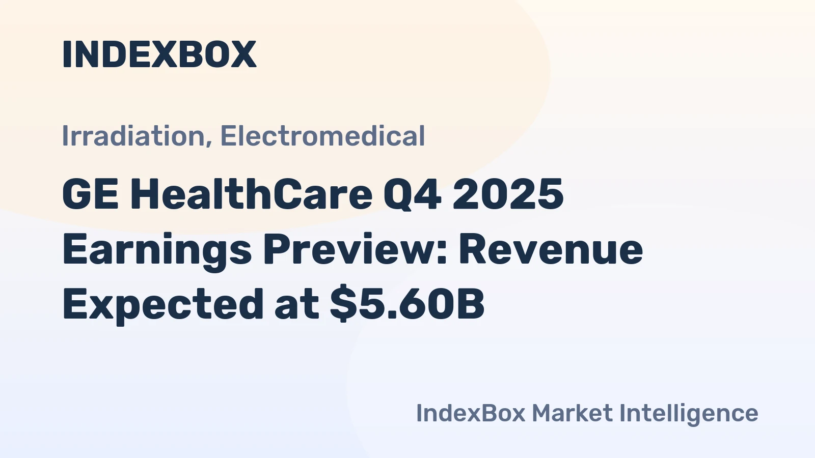 GE HealthCare Q4 2025 Earnings Preview: Revenue Expected at $5.60B