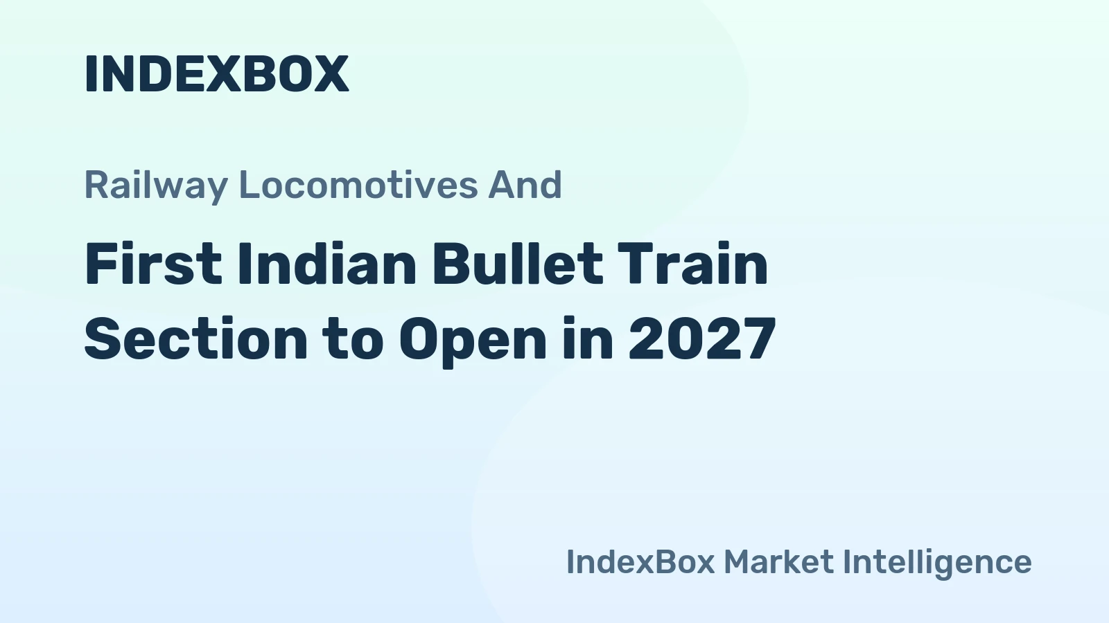 First Indian Bullet Train Section to Open in 2027