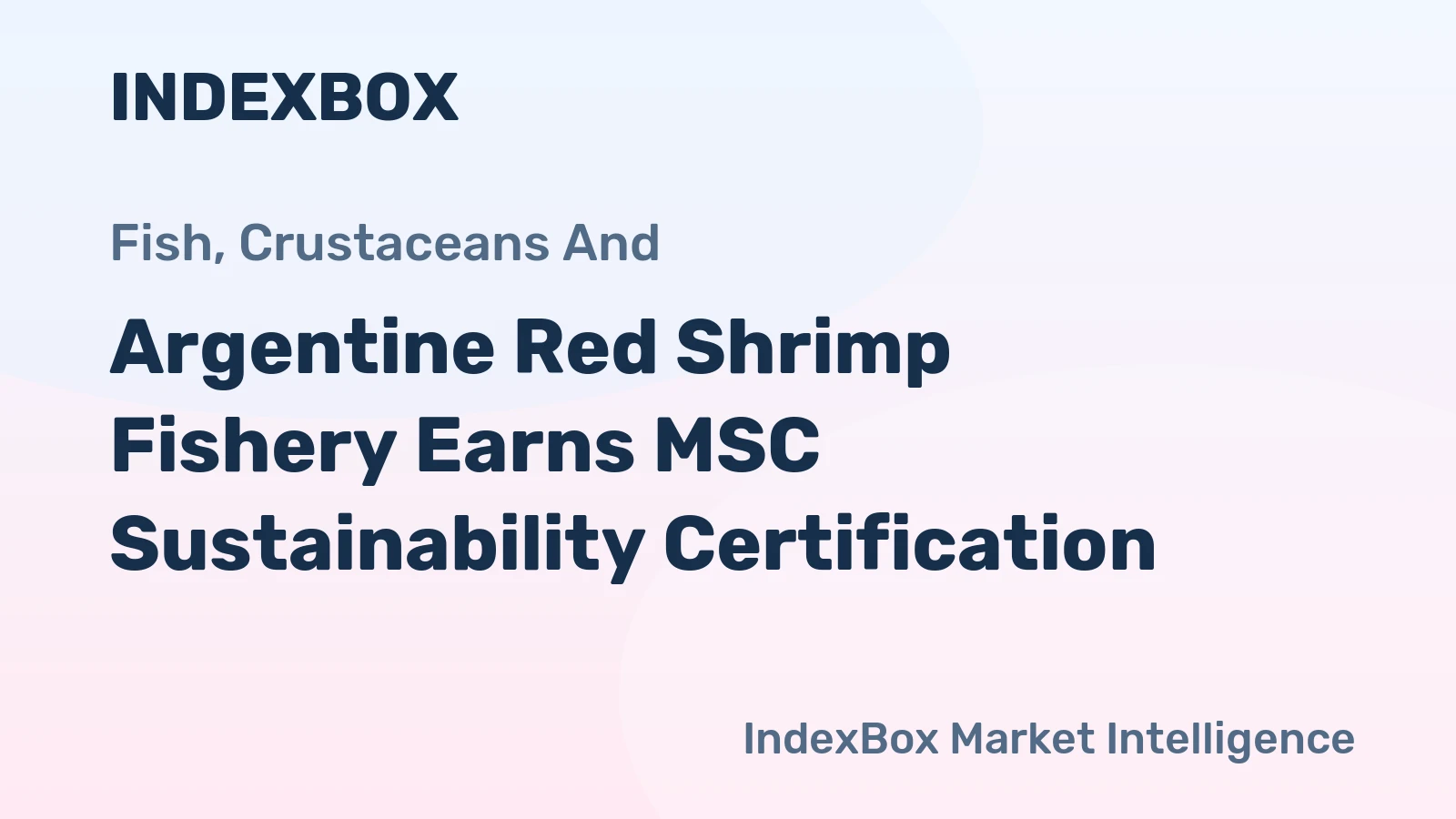 Argentine Red Shrimp Fishery Earns MSC Sustainability Certification