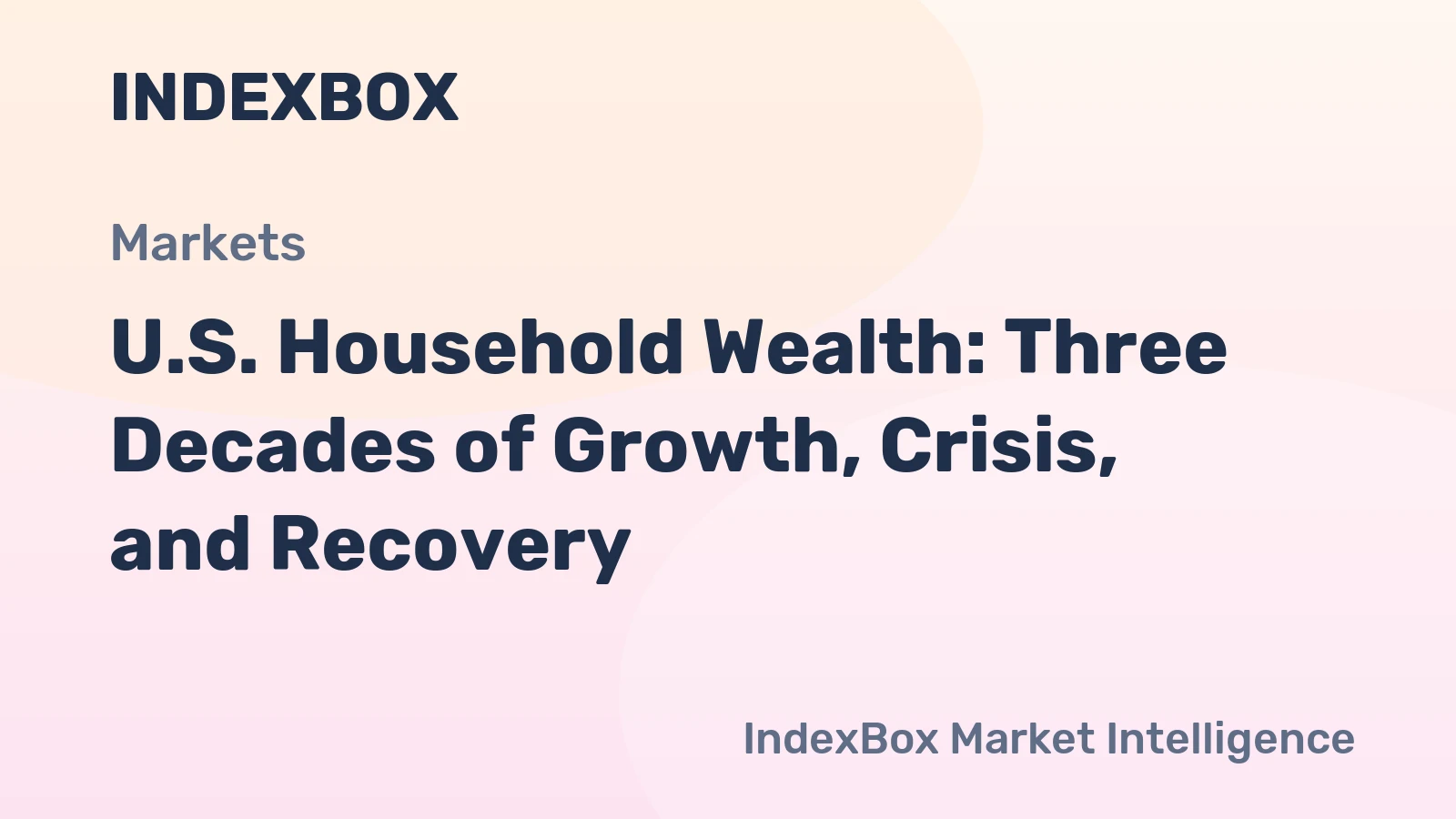 U.S. Household Wealth: Three Decades of Growth, Crisis, and Recovery