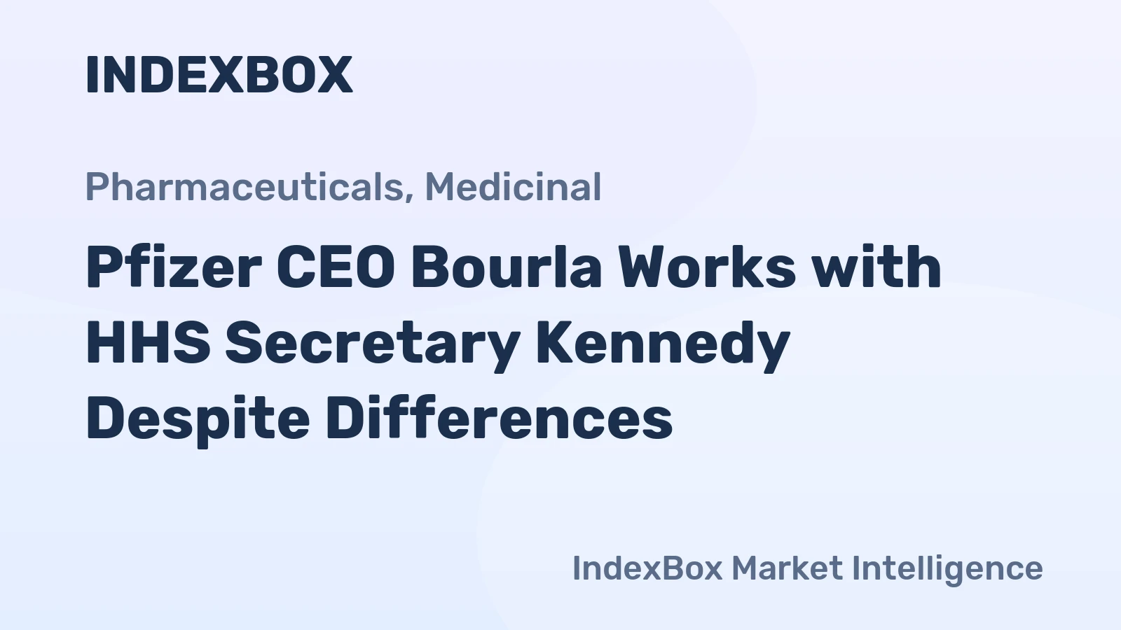 Pfizer CEO Bourla Works with HHS Secretary Kennedy Despite Differences