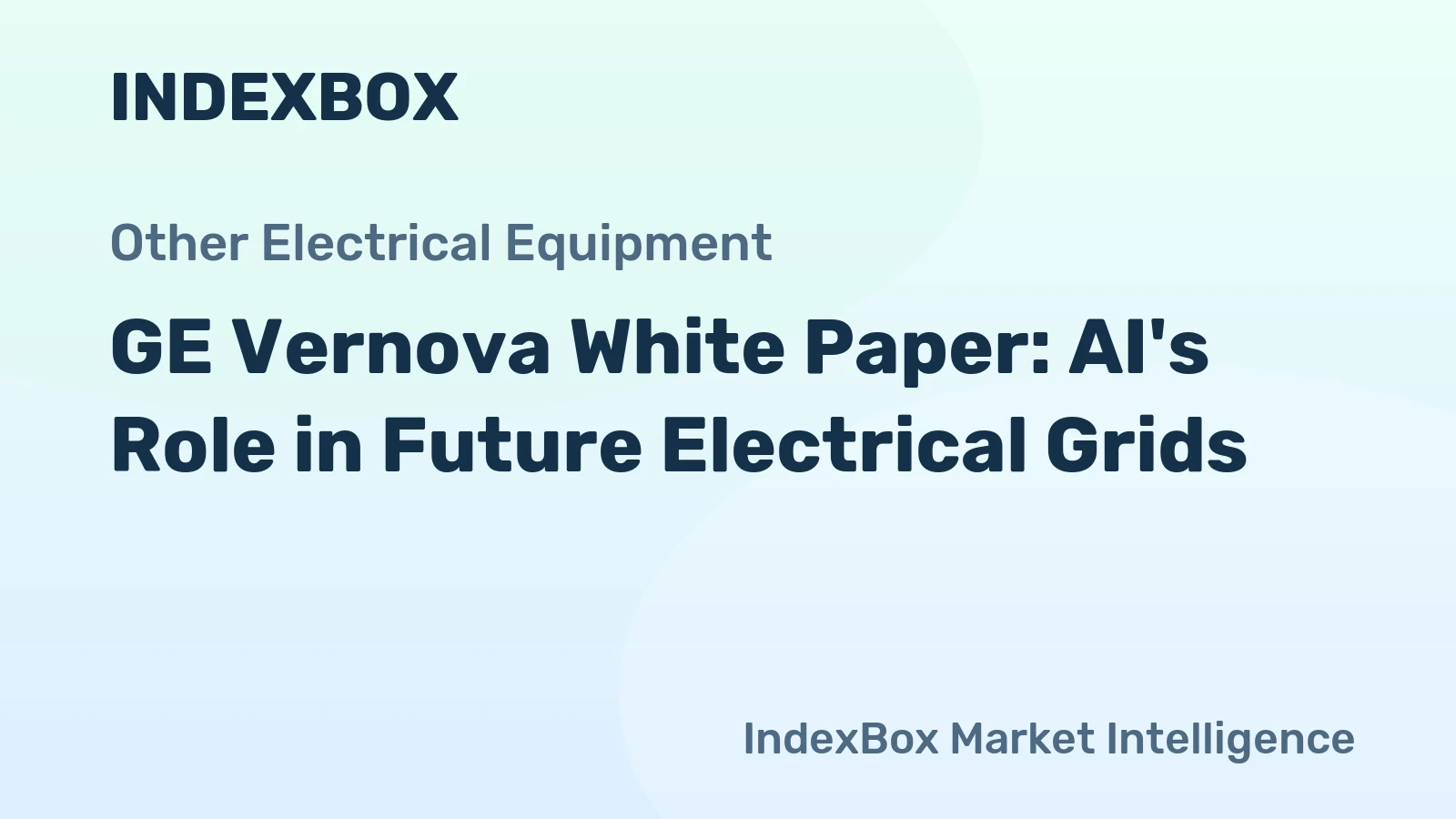GE Vernova White Paper: AI's Role in Future Electrical Grids