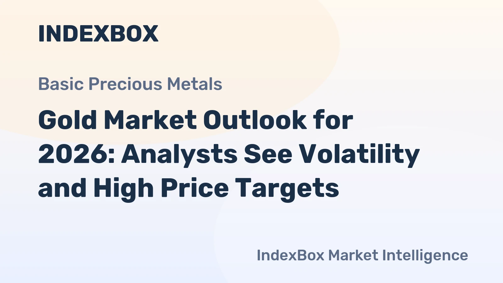 Gold Market Outlook for 2026: Analysts See Volatility and High Price Targets