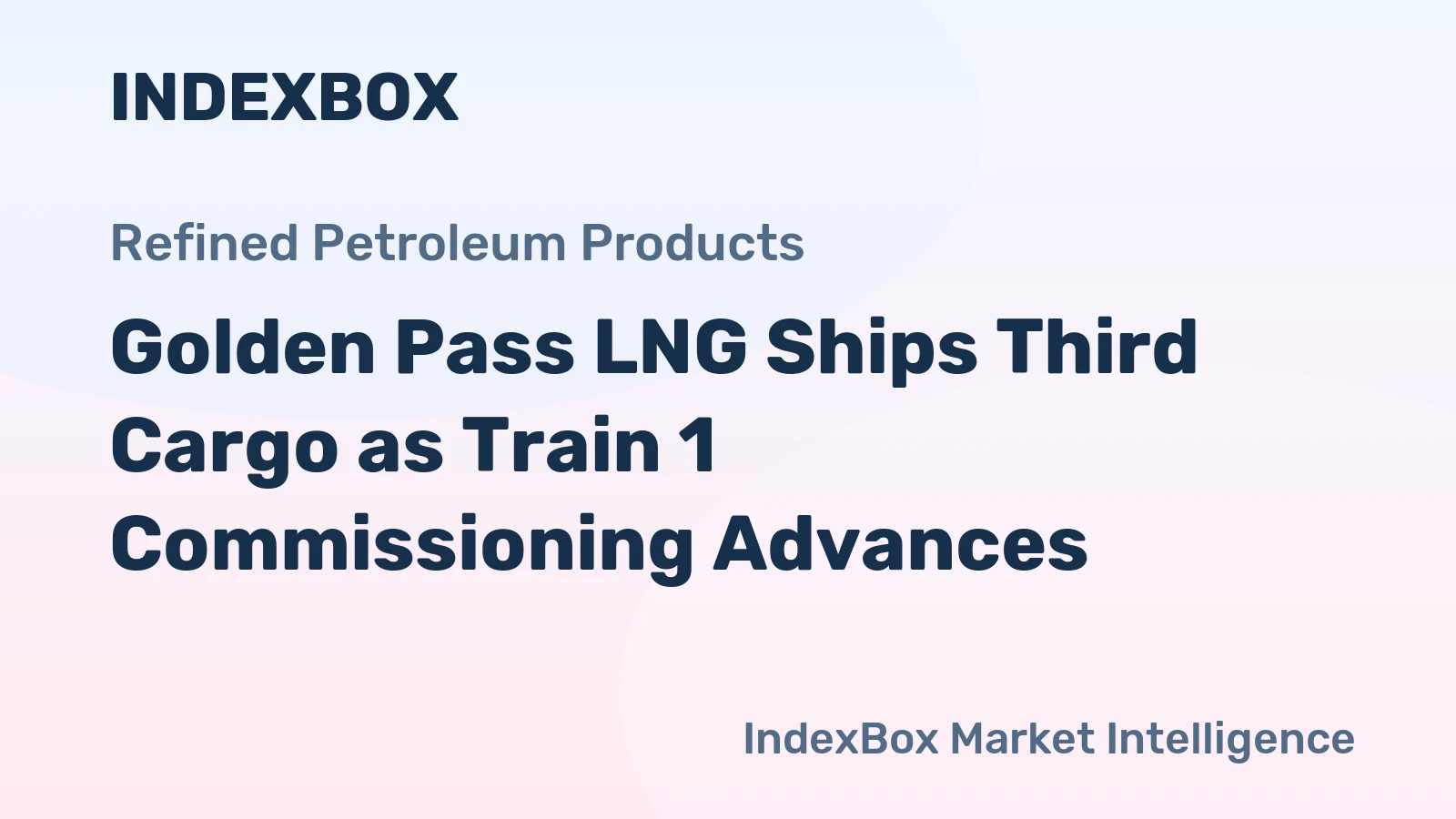 Golden Pass LNG Ships Third Cargo as Train 1 Commissioning Advances