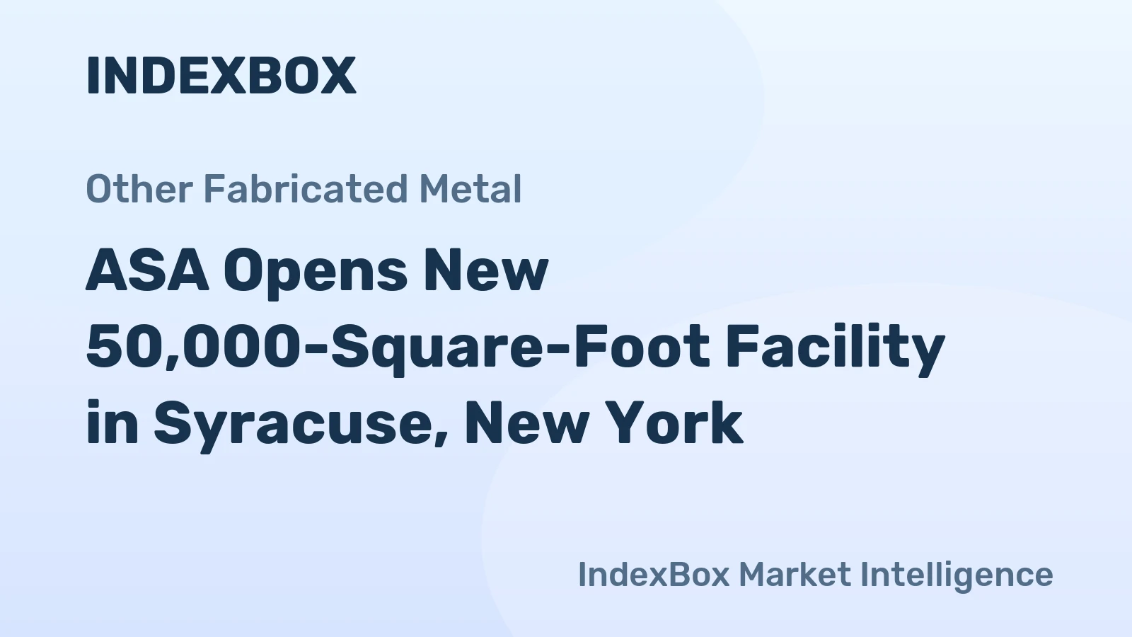 ASA Opens New 50,000-Square-Foot Facility in Syracuse, New York