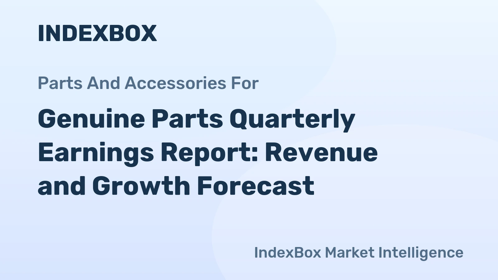 Genuine Parts Quarterly Earnings Report: Revenue and Growth Forecast