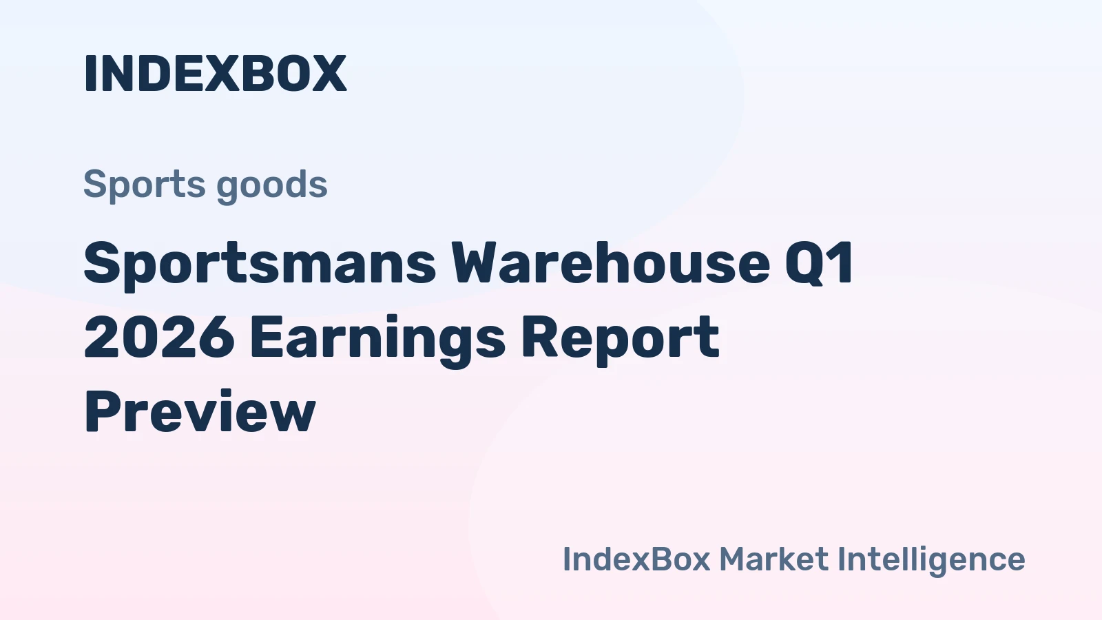 Sportsmans Warehouse Q1 2026 Earnings Report Preview