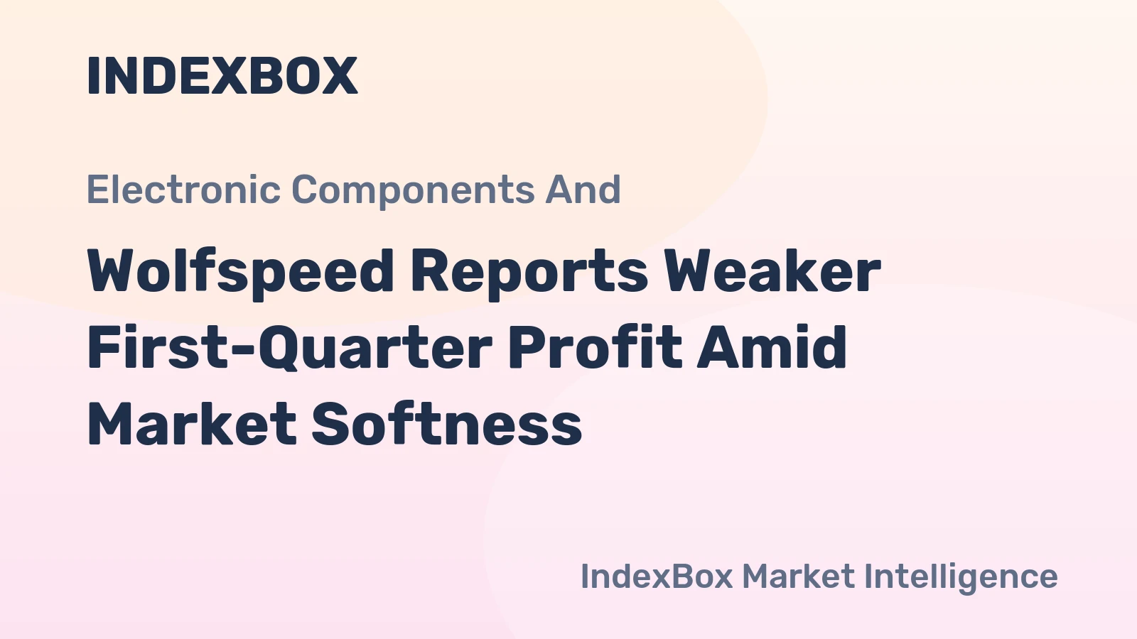 Wolfspeed Reports Weaker First-Quarter Profit Amid Market Softness
