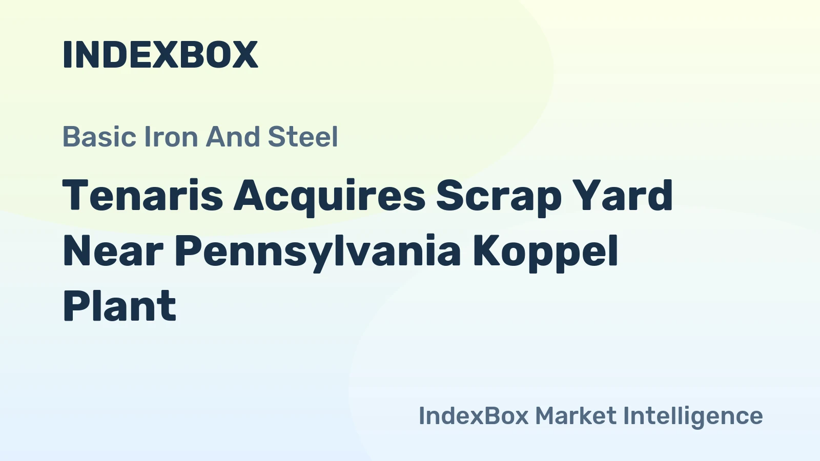 Tenaris Acquires Scrap Yard Near Pennsylvania Koppel Plant