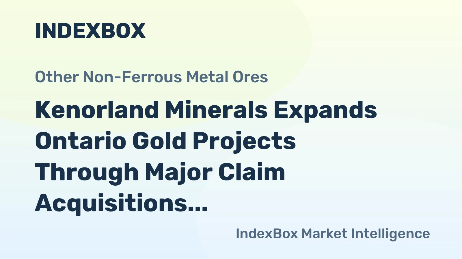 Kenorland Minerals Expands Ontario Gold Projects Through Major Claim Acquisitions
