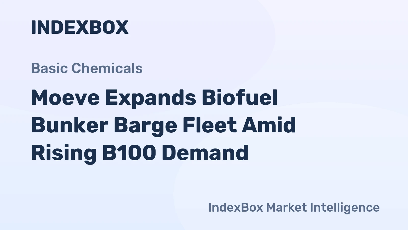 Moeve Expands Biofuel Bunker Barge Fleet Amid Rising B100 Demand
