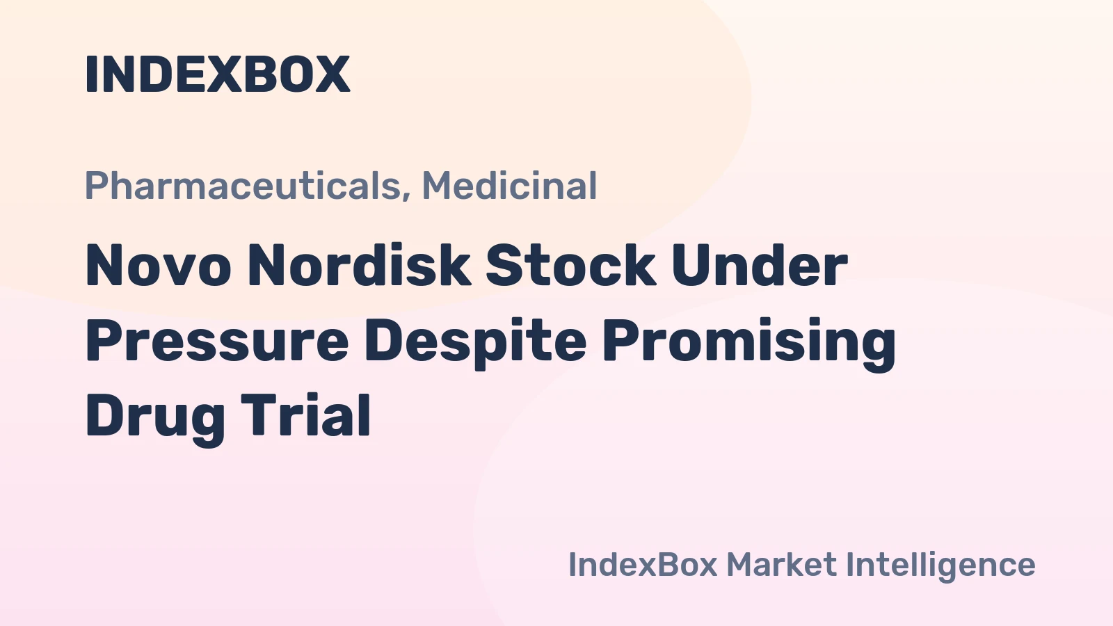 Novo Nordisk Stock Under Pressure Despite Promising Drug Trial
