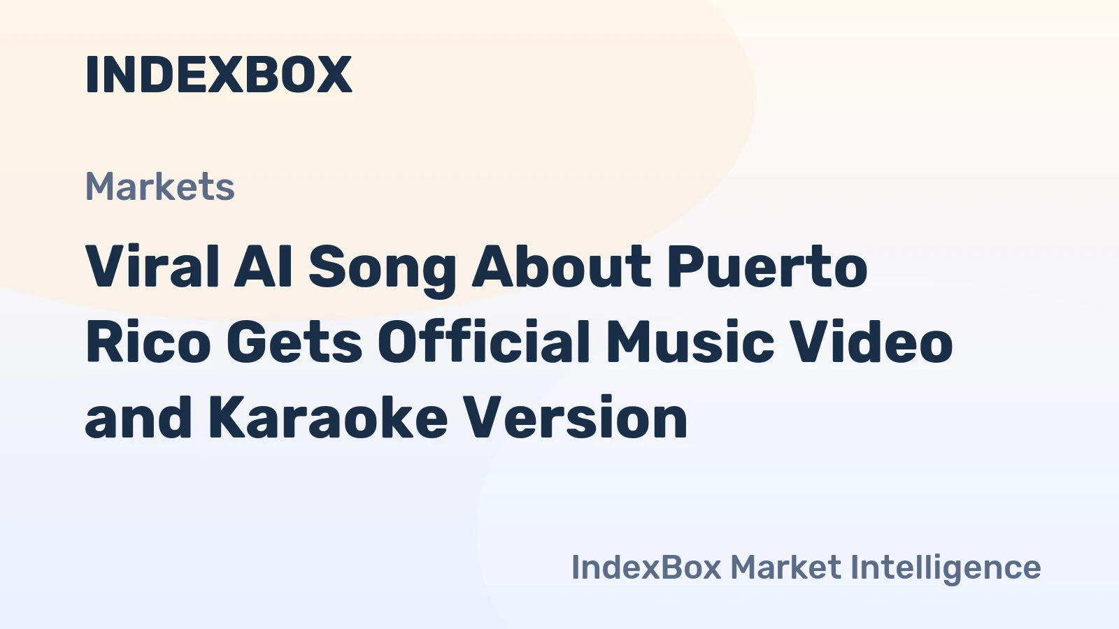 Viral AI Song About Puerto Rico Gets Official Music Video and Karaoke Version