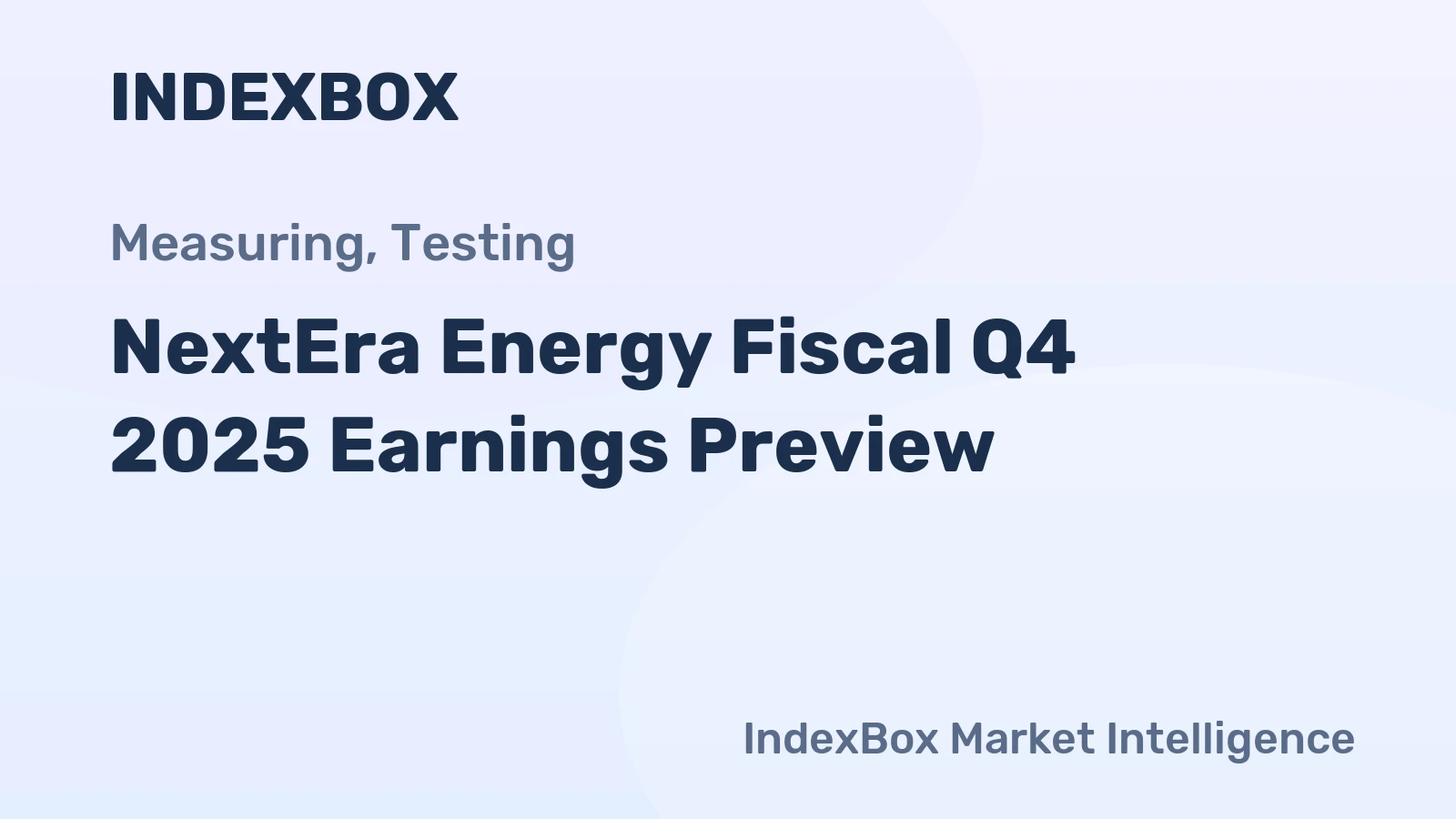 NextEra Energy Fiscal Q4 2025 Earnings Preview