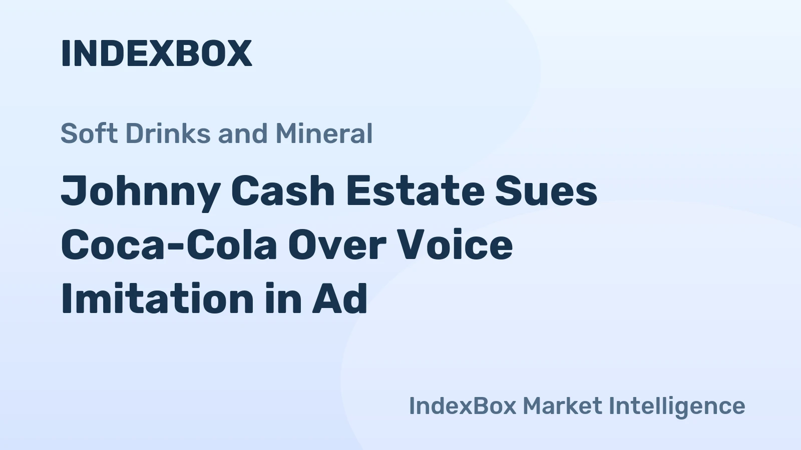 Johnny Cash Estate Sues Coca-Cola Over Voice Imitation in Ad