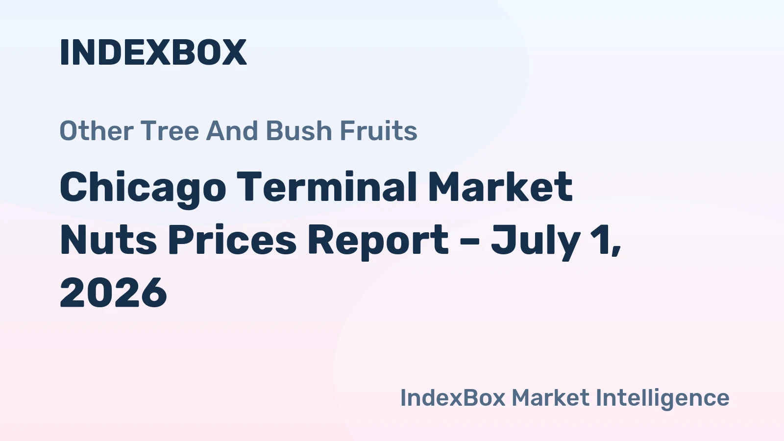 Chicago Terminal Market Nuts Prices Report – July 1, 2026
