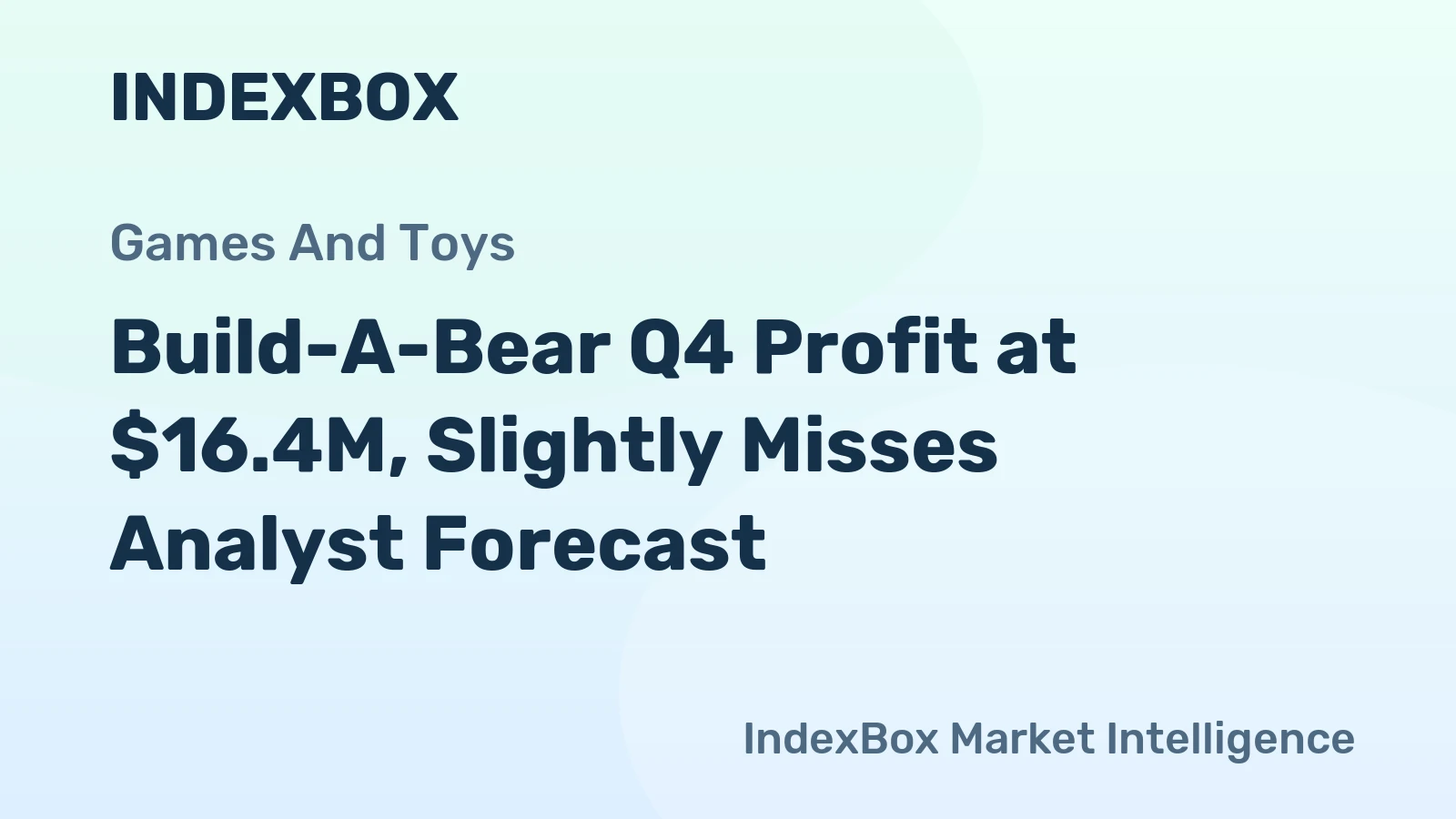 Build-A-Bear Q4 Profit at $16.4M, Slightly Misses Analyst Forecast
